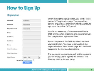 Ckcc sign up process | PDF