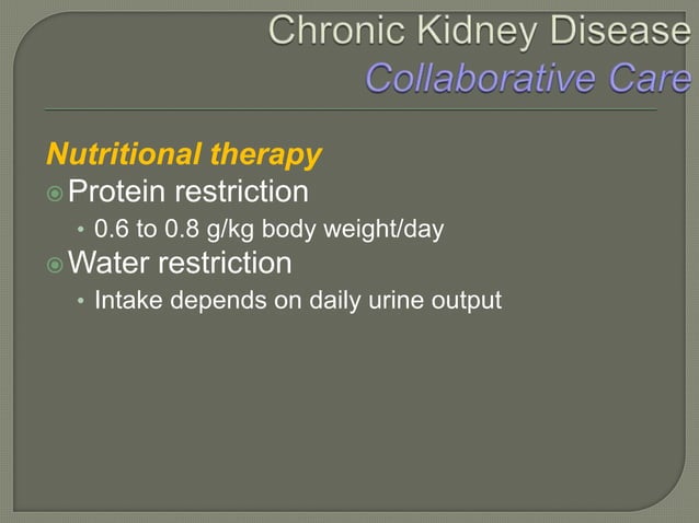 chronic kidney disease.ppt | Medical Health