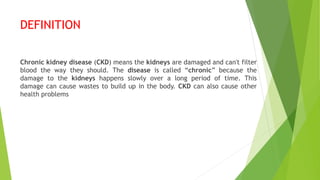 Chronic Kidney Disease (CKD) | PPTX | Heart and Cardiovascular Diseases ...