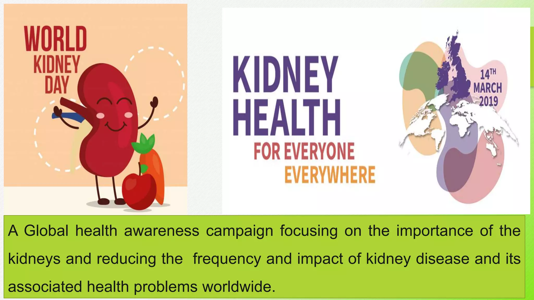 Chronic kidney disease and its management | PPTX