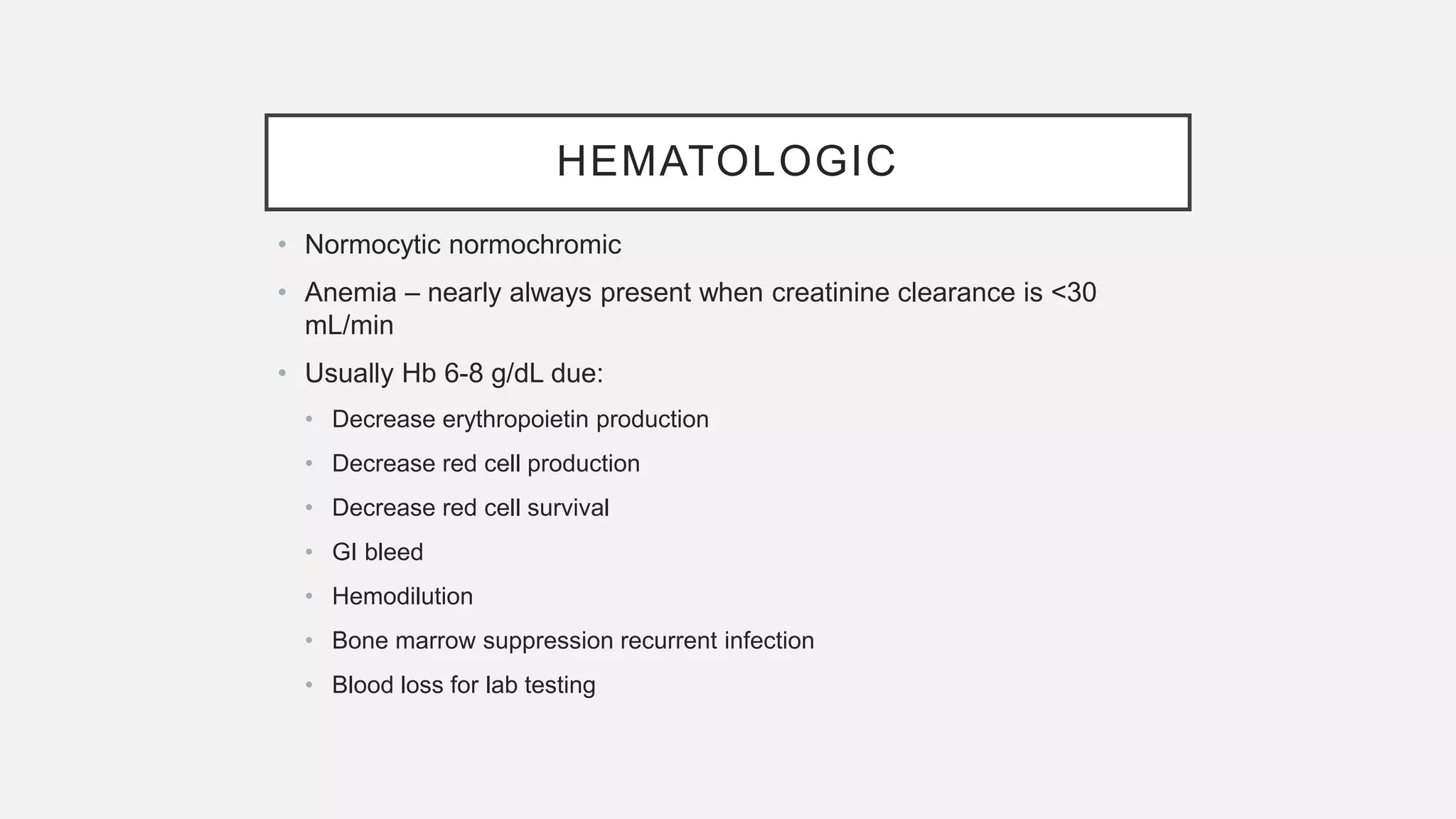 Anesthesia management in chronic kidney diseases | PPTX
