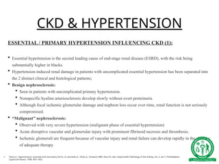 CHRONIC KIDNEY DISEASE - HYPERTENSION AND GLYCEMIA | PPTX