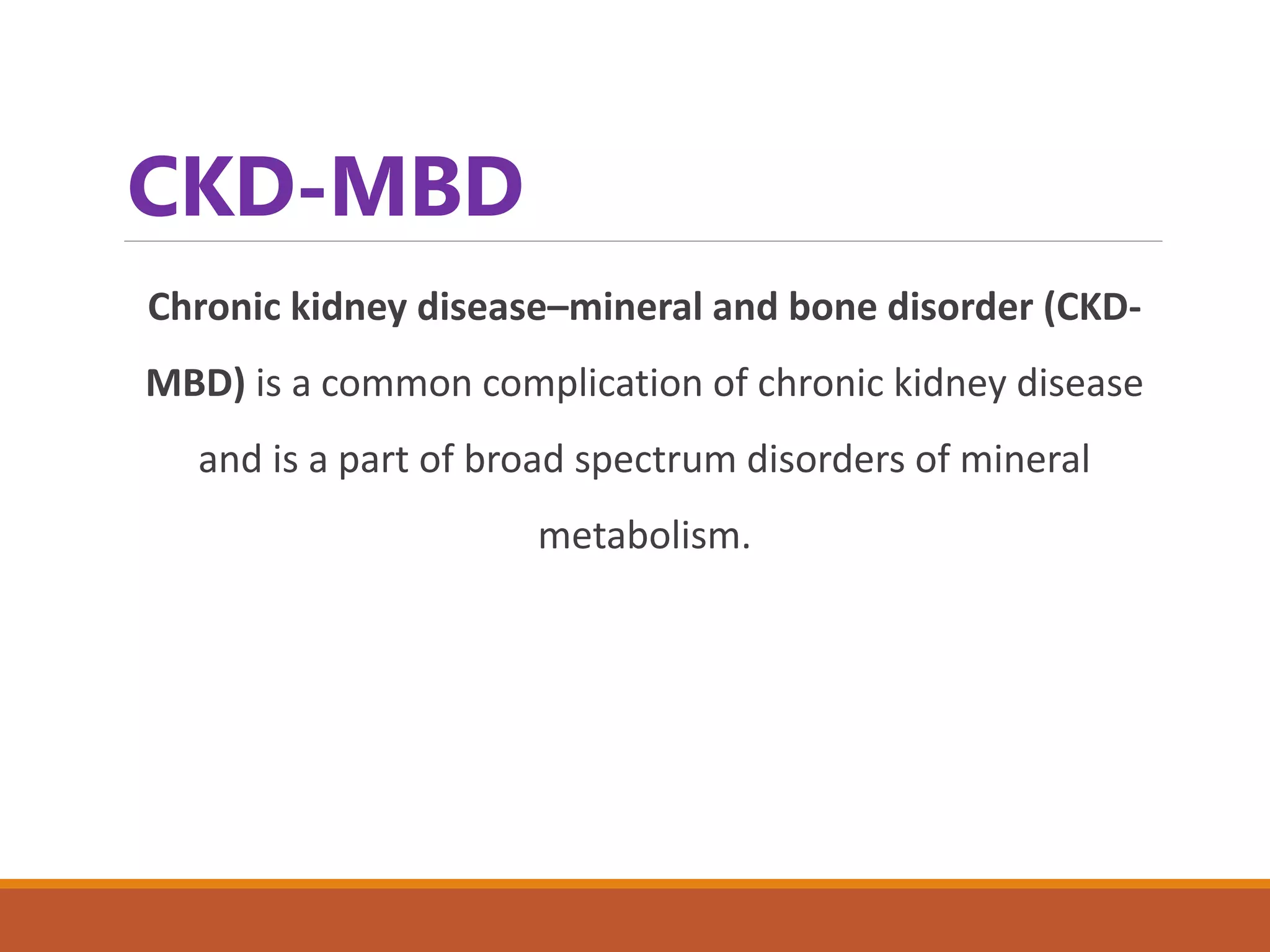 Ckd mbd | PPTX