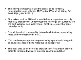 Chronic Kidney Disease MBD 3 | PPTX