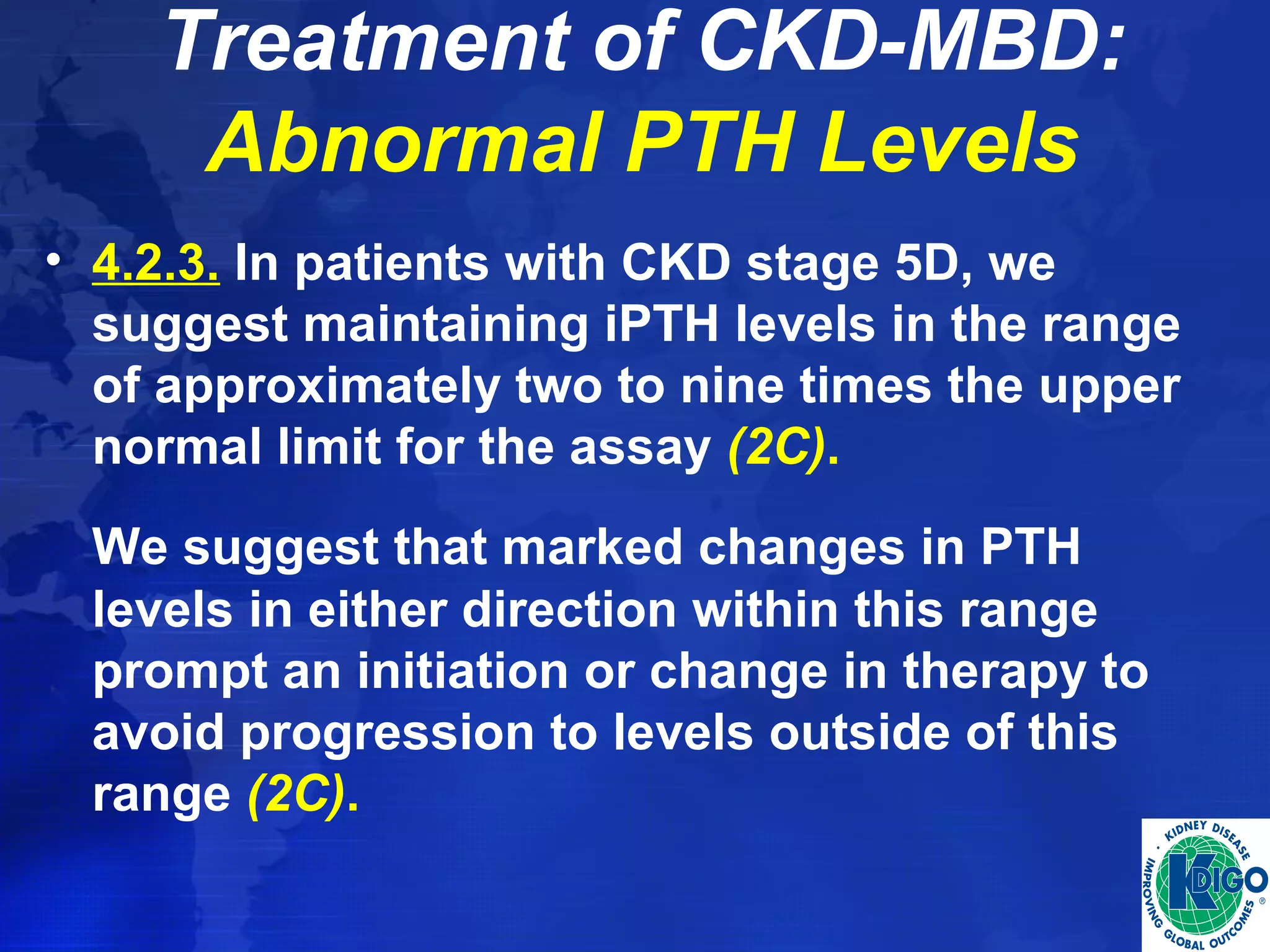 Ckd mbd guideline | PPT