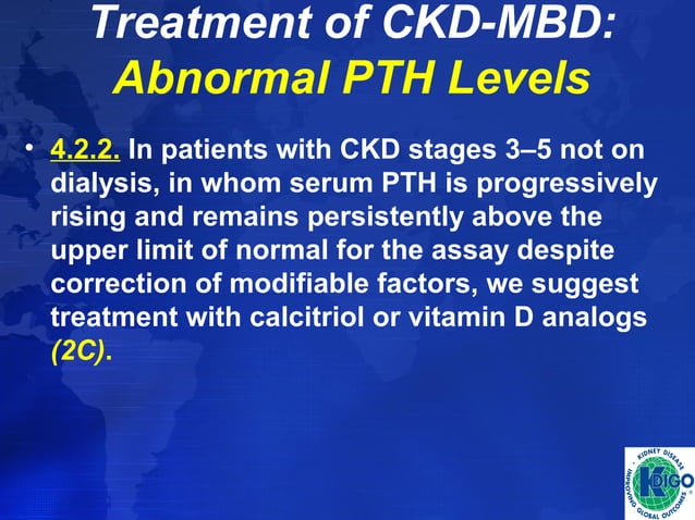 Ckd mbd guideline | PPT | Bone and Joint Conditions | Diseases and ...