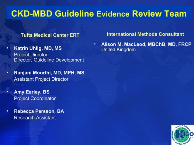 Ckd mbd guideline | PPT