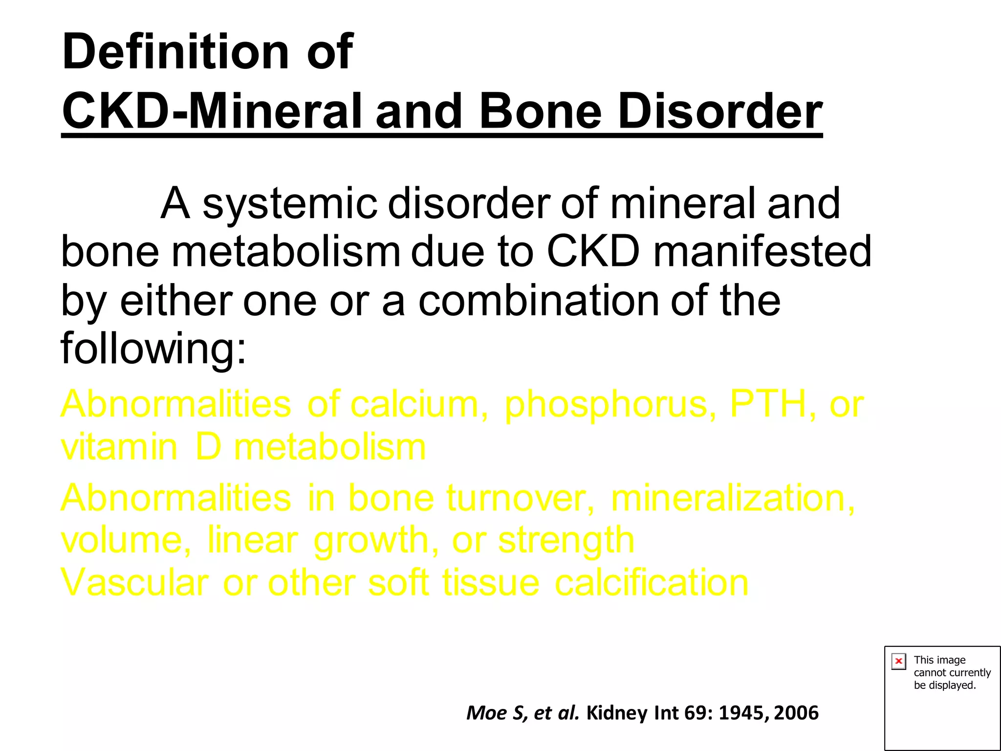 Ckd-MBD & osteoporosis the management dilemma | PDF