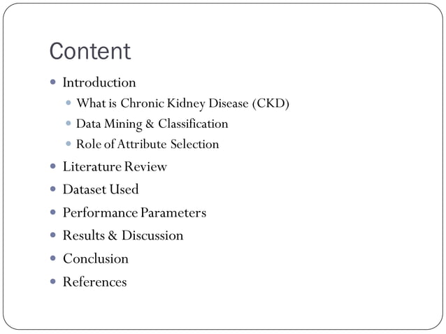 Chronic Kidney Disease Prediction | PDF