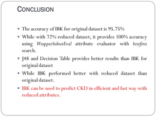 Chronic Kidney Disease Prediction | PDF