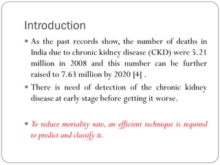 Chronic Kidney Disease Prediction | PDF