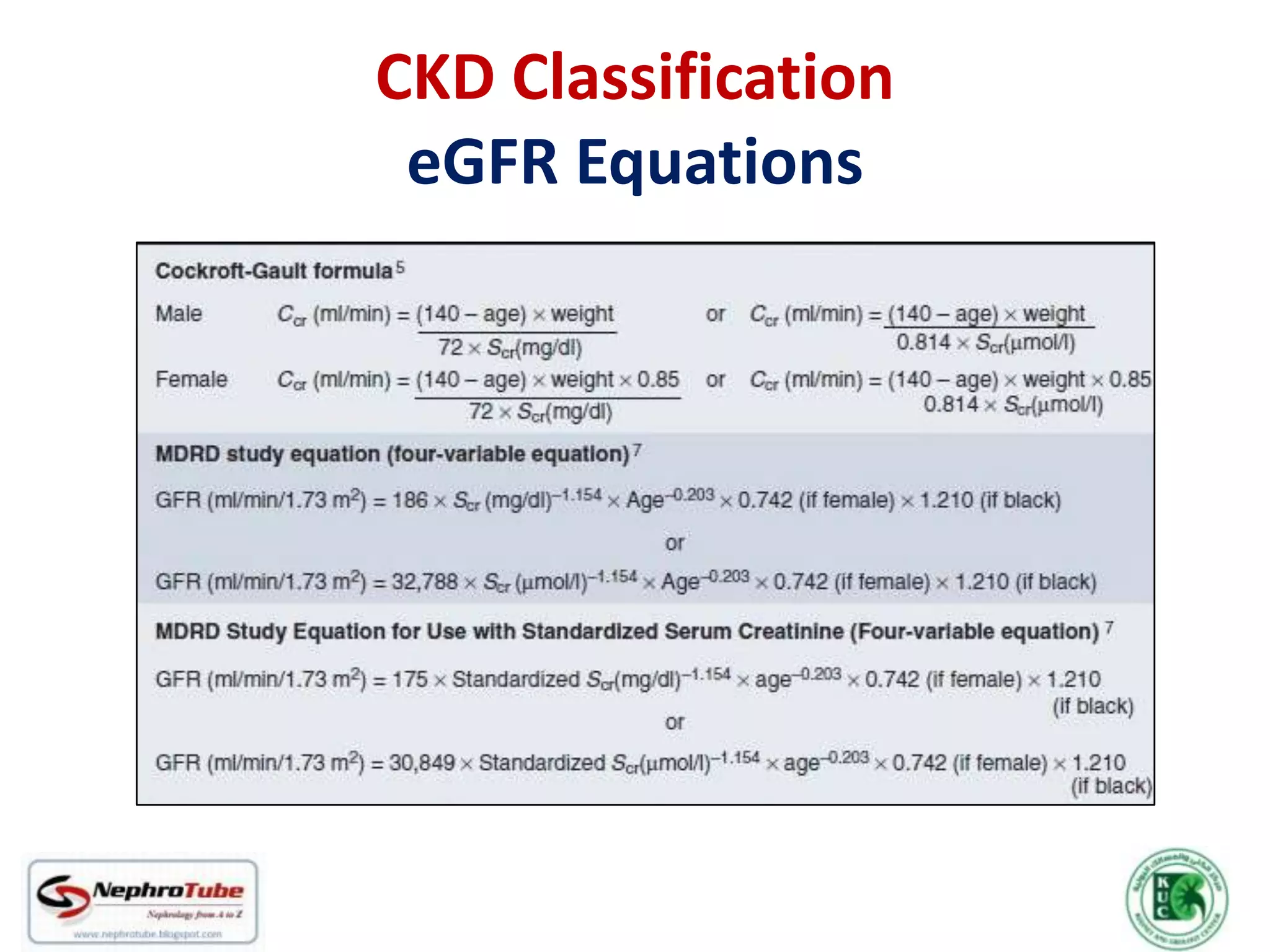 Chronic Kidney Disease (CKD) - At a Glance - Dr. Gawad | PPTX