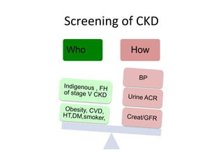 Ckd for primary care refresher | PPTX