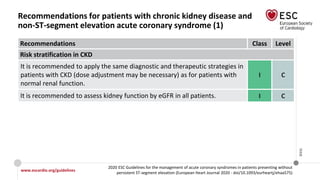 Management of CKD in Ischemic Heart Disease | PPTX