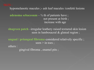 A Case of Tuberous Sclerosis with Cystic Kidney | PPT