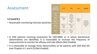 Diagnosis, Evaluation, Prevention and Treatment of CKD-MBD | PPTX