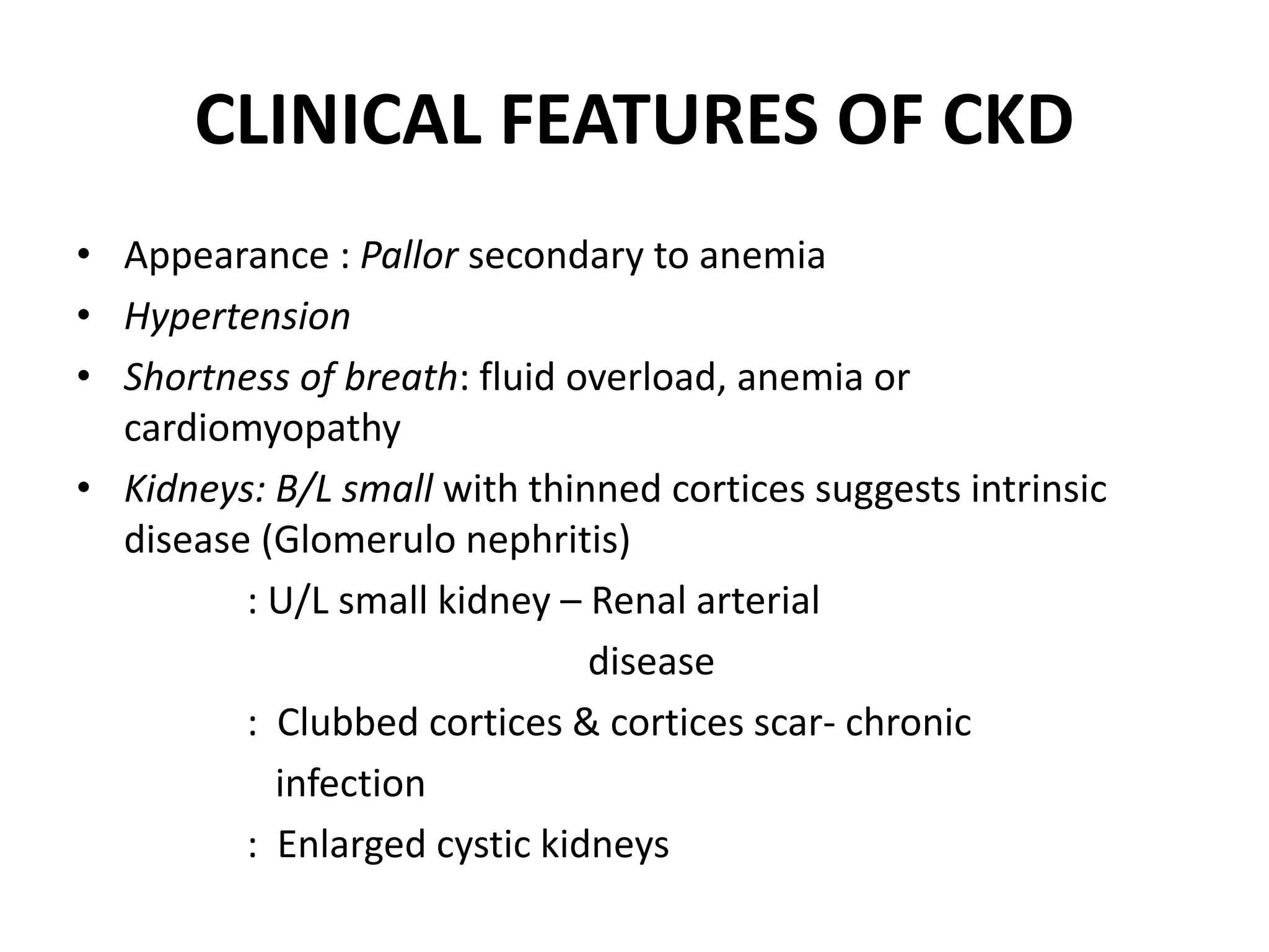 Chronic Kidney Disease in Pediatrics | PPTX