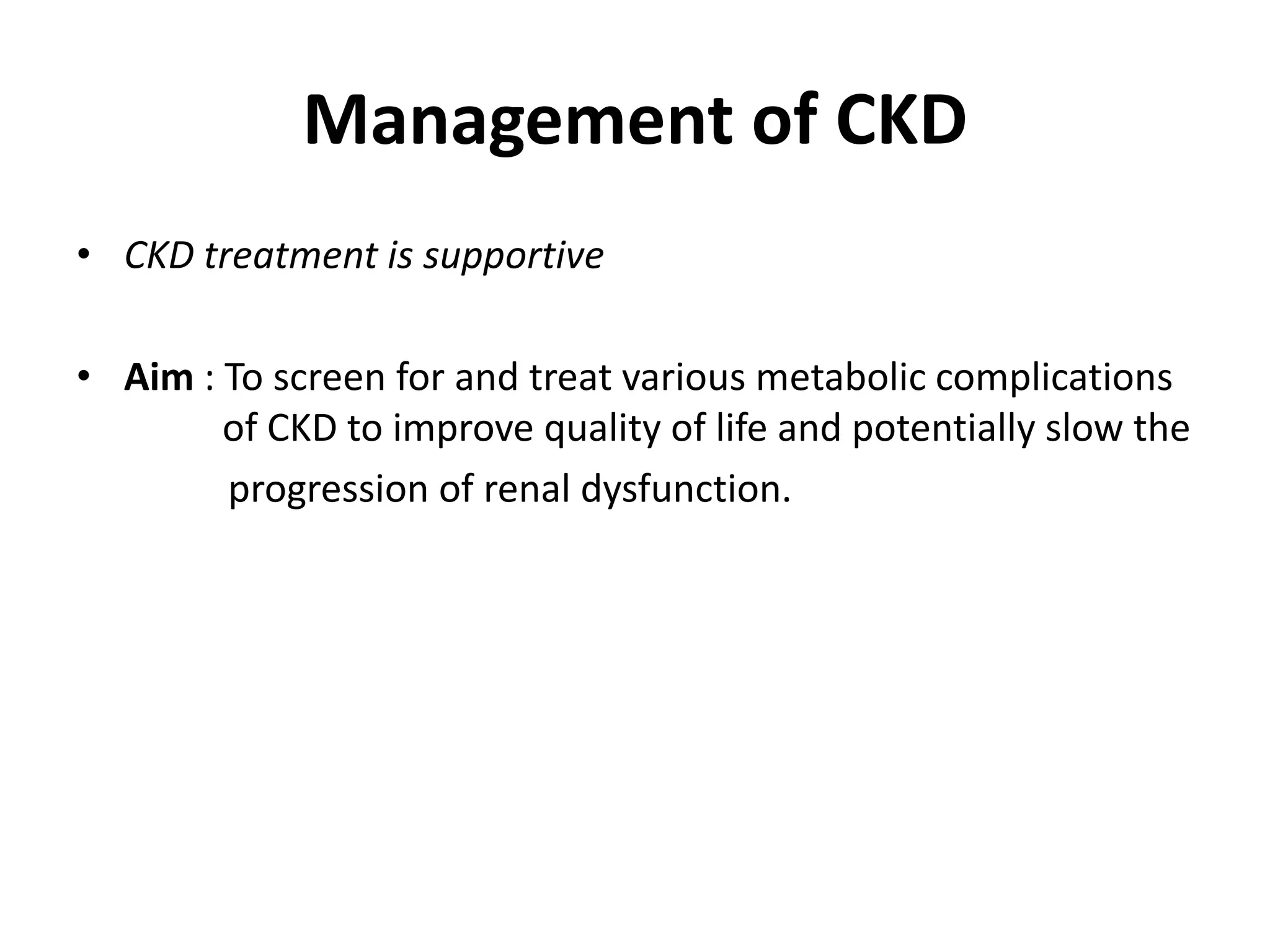 Chronic Kidney Disease in Pediatrics | PPTX