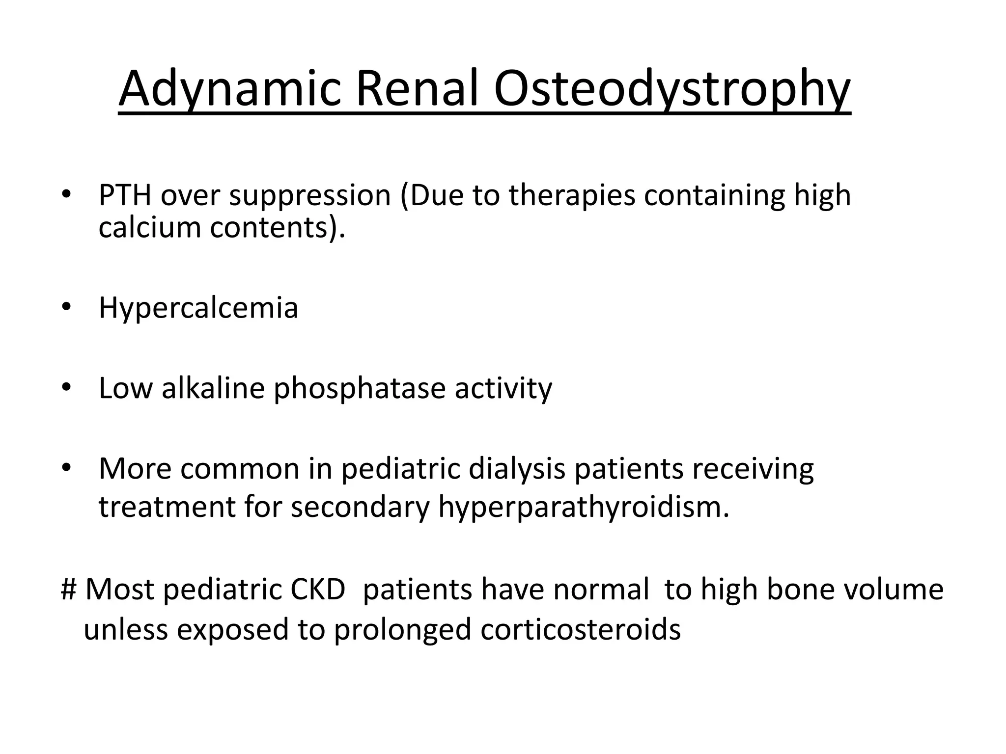 Chronic Kidney Disease in Pediatrics | PPTX