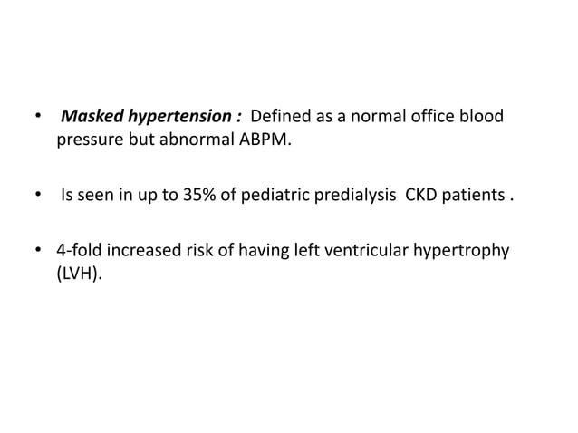 Chronic Kidney Disease in Pediatrics | PPTX