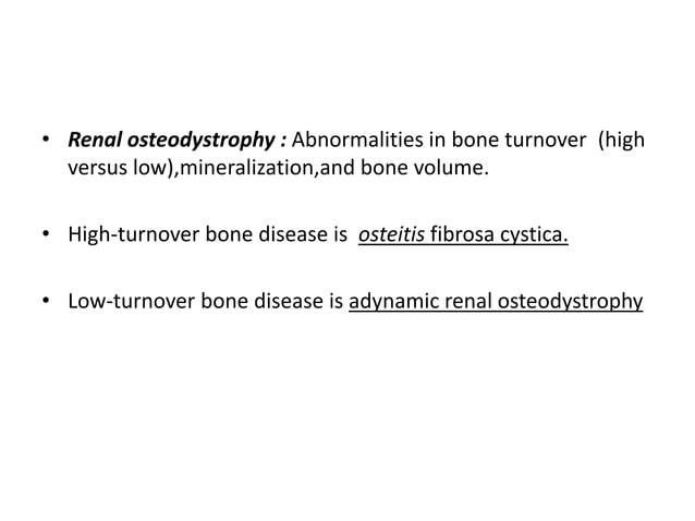 Chronic Kidney Disease in Pediatrics | PPTX