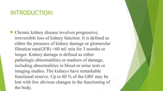 ckd ppt.pptx chronic kidney disease ppt | PPT