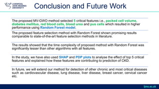 Chronic Kidney Disease Prediction Using Machine Learning with Feature ...