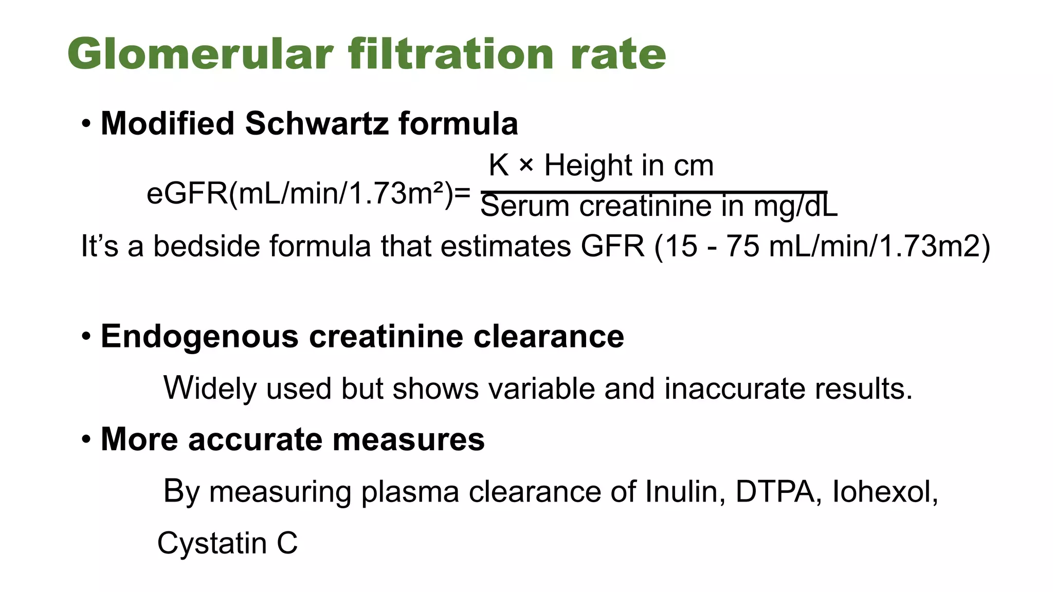 Chronic kidney disease in childhood | PPTX