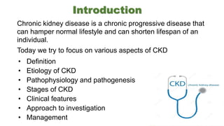Chronic kidney disease in childhood | PPTX
