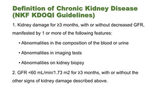 Chronic kidney disease in childhood | PPTX