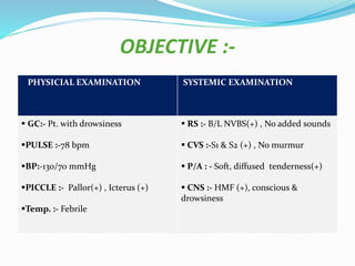 CKD WITH MALARIA & ACUTE GE | PPT