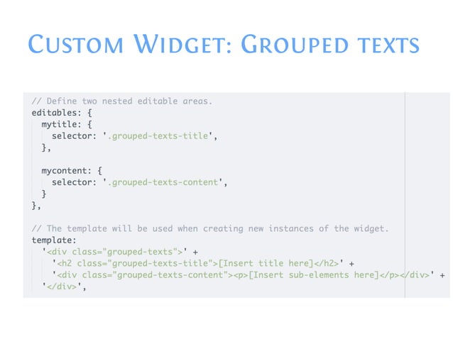 CKEditor Widgets with Drupal | PPT