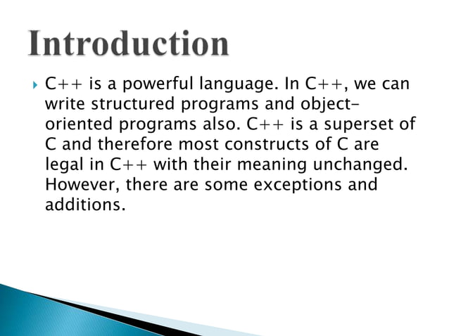 Introduction to C++ (for beginner): C++ Keywords.pptx