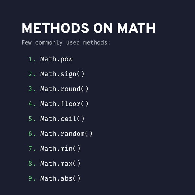 JavaScript - The Math Object | PDF