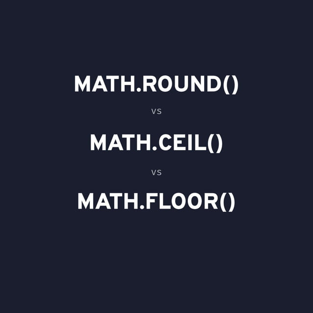 JavaScript - The Math Object | PDF | Science