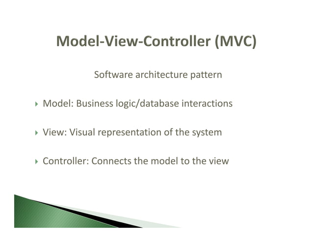 Refactoring your legacy app to a MVC framework | PPT