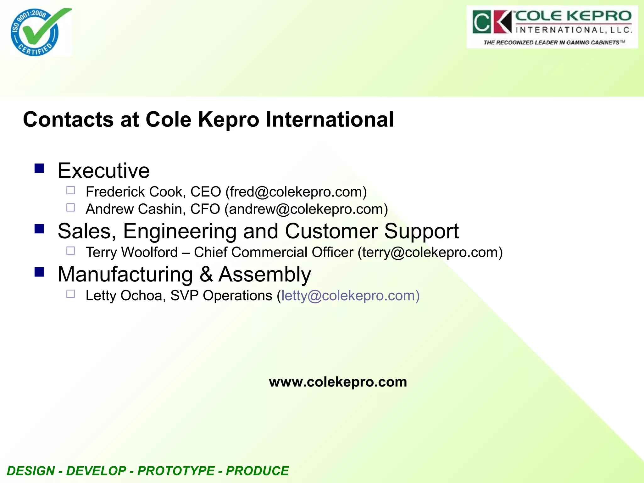 CKI capability presentation | PPT