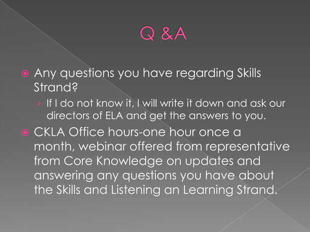 Ckla skills strand units 2 and 3 | PPT