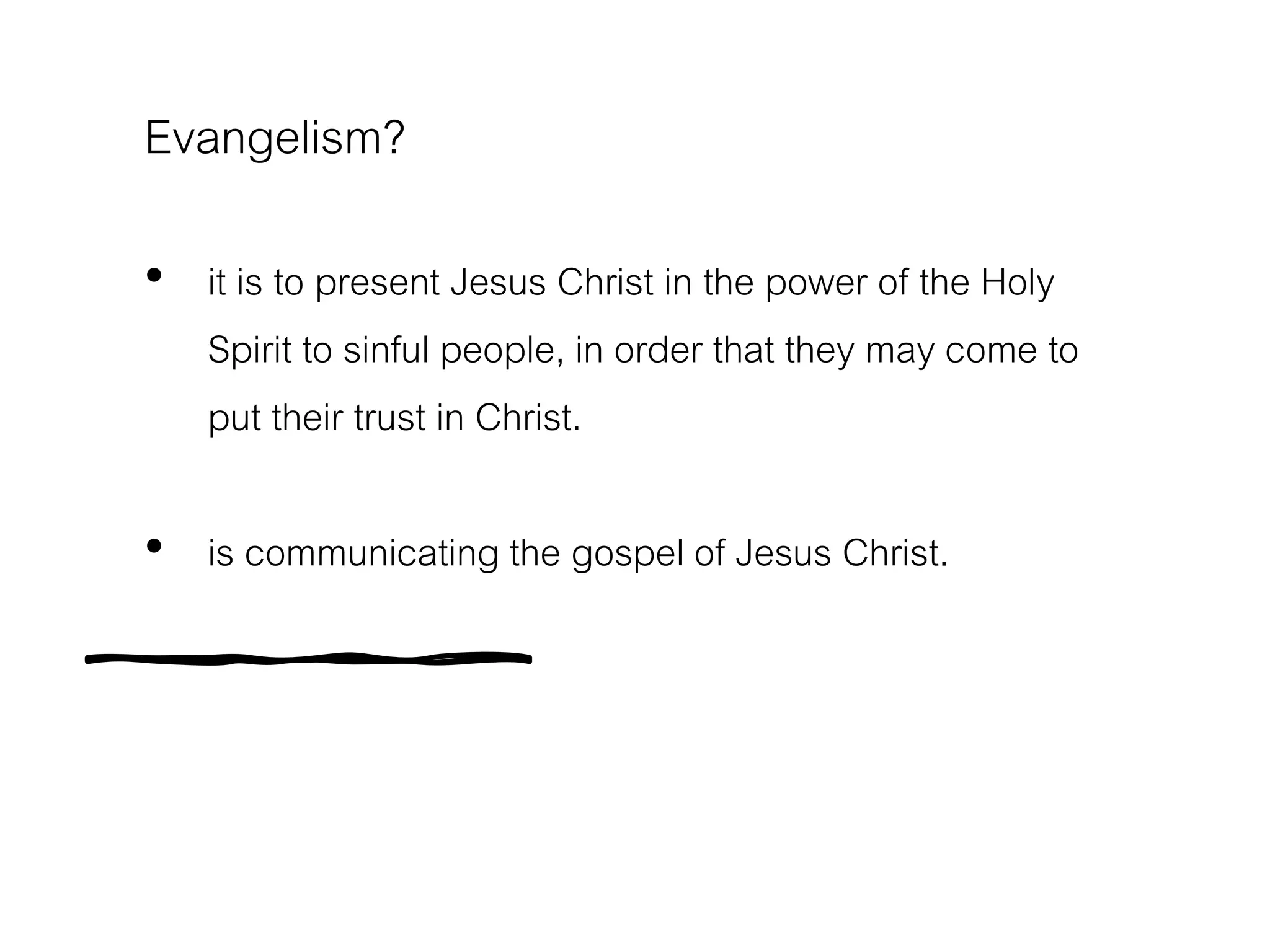 EVANGELISM | PPTX