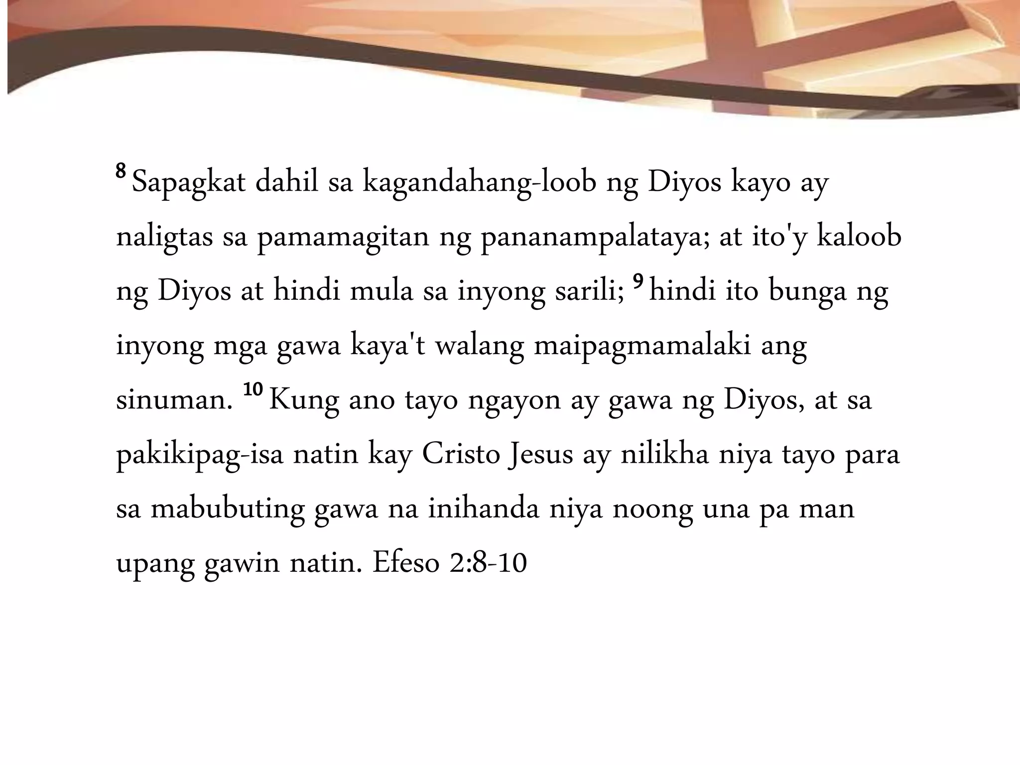 Pananampalatayang Nakapagliligtas | PPTX