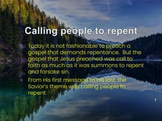 The Call to Repentance | PPT
