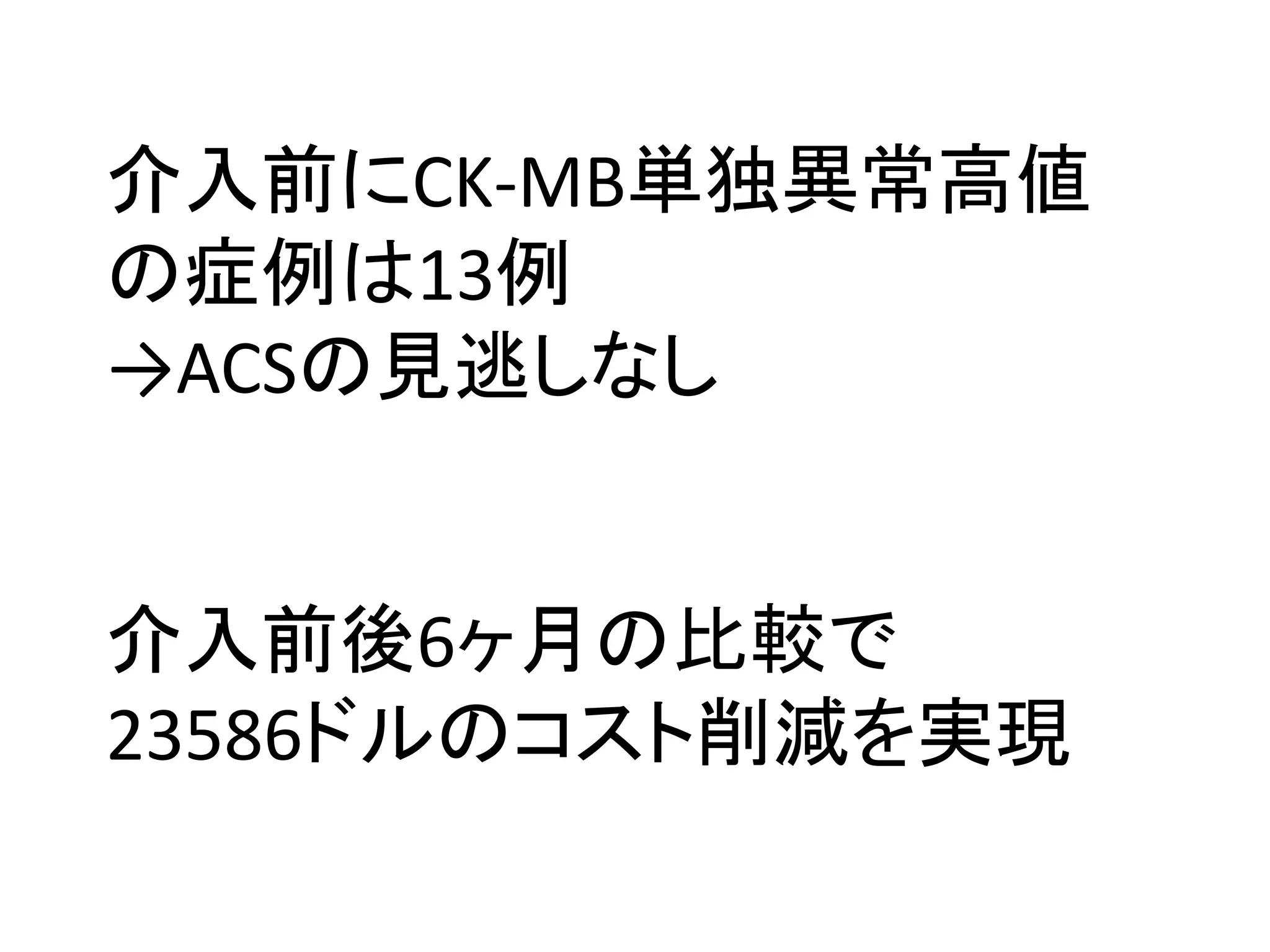 CKMBの異常偽高値 | PPTX