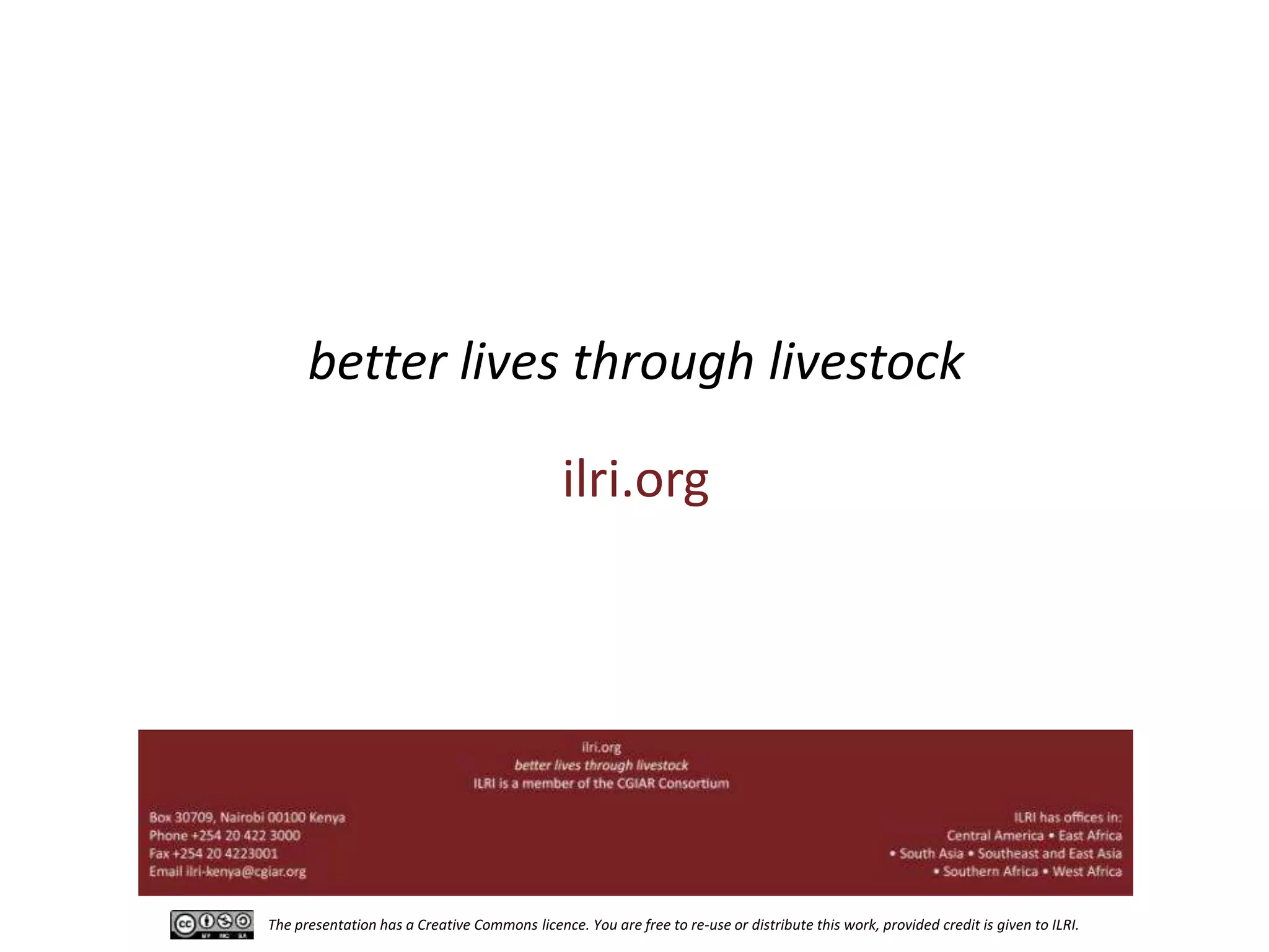 ILRI Comms project insight 2014: Media engagement in the BecA-ILRI Hub ...