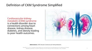 CKM risk score,.a novelCVS risk predictor | PPTX