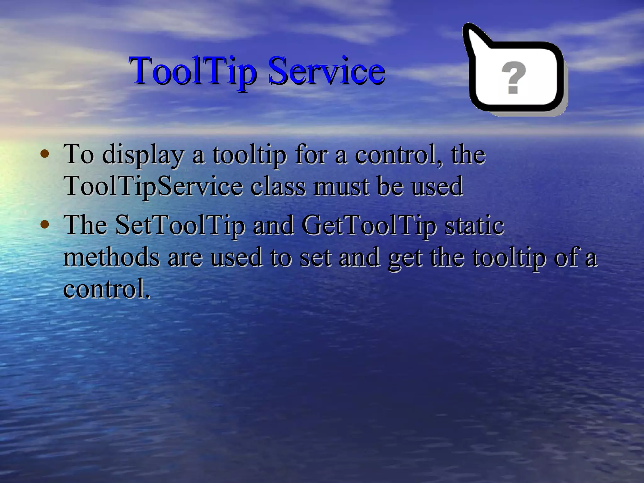 creating tooltip using silverlight2.0 | PPT creating tooltip using silverlight2.0 | PPT