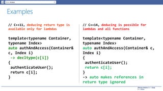 [C++ korea] effective modern c++ study item 3 understand decltype +이동우 | PPT