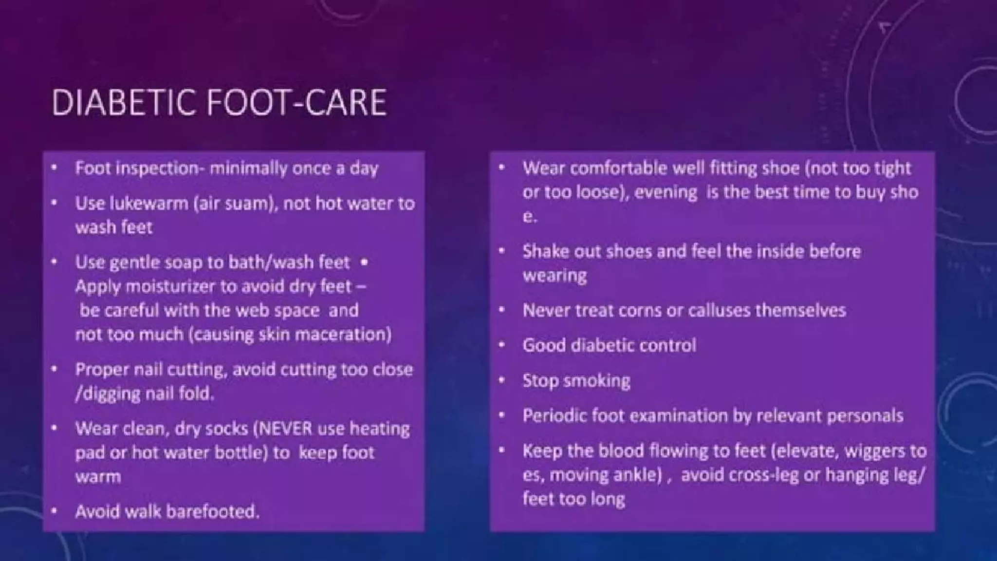 Diabetic foot care and manegement | PPT