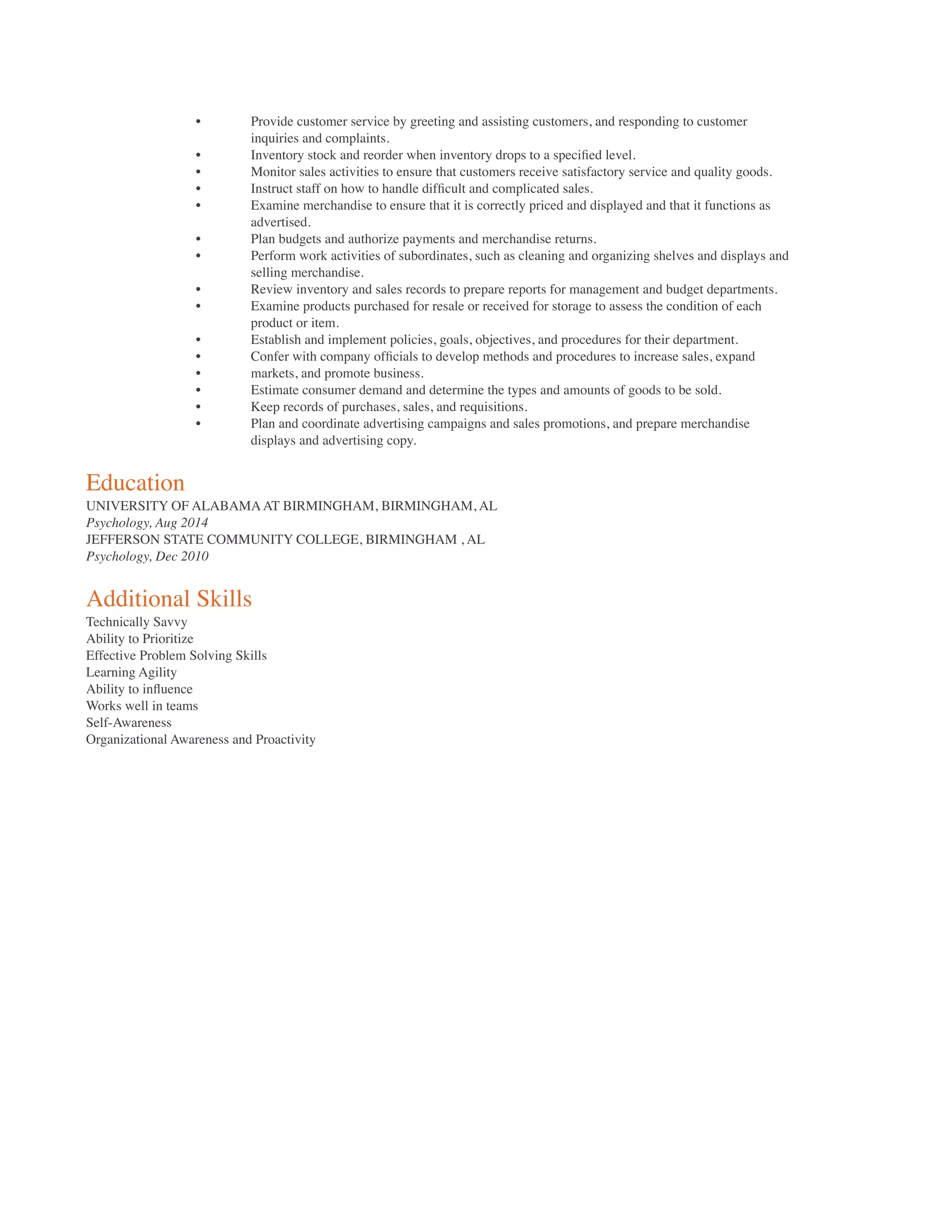 Caitlin Keen Resume | PDF