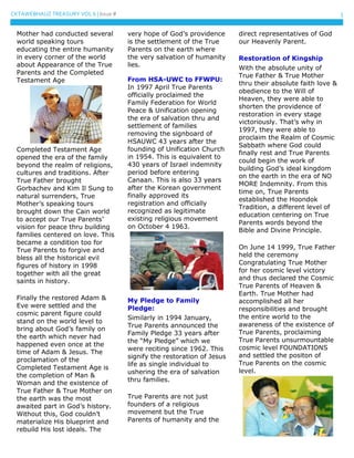 Synopsis of True Parents. course (A reflection) | PDF