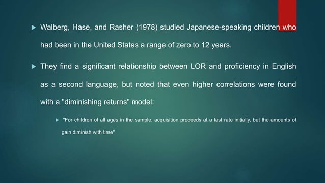 L.t.s second language acquisition theory. | PPTX | Education